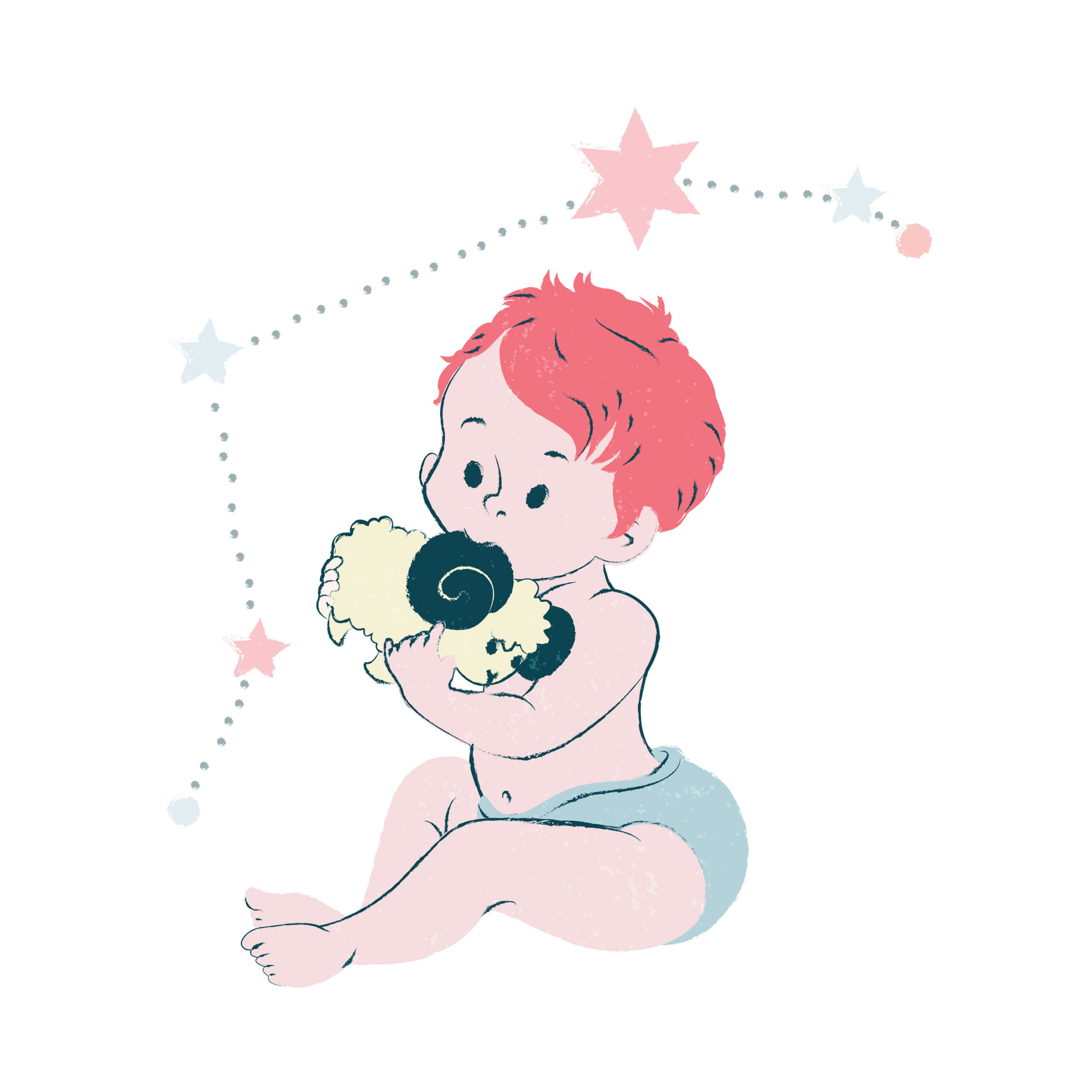 Zodiac Babies | Illustrated postcards about life in Denmark